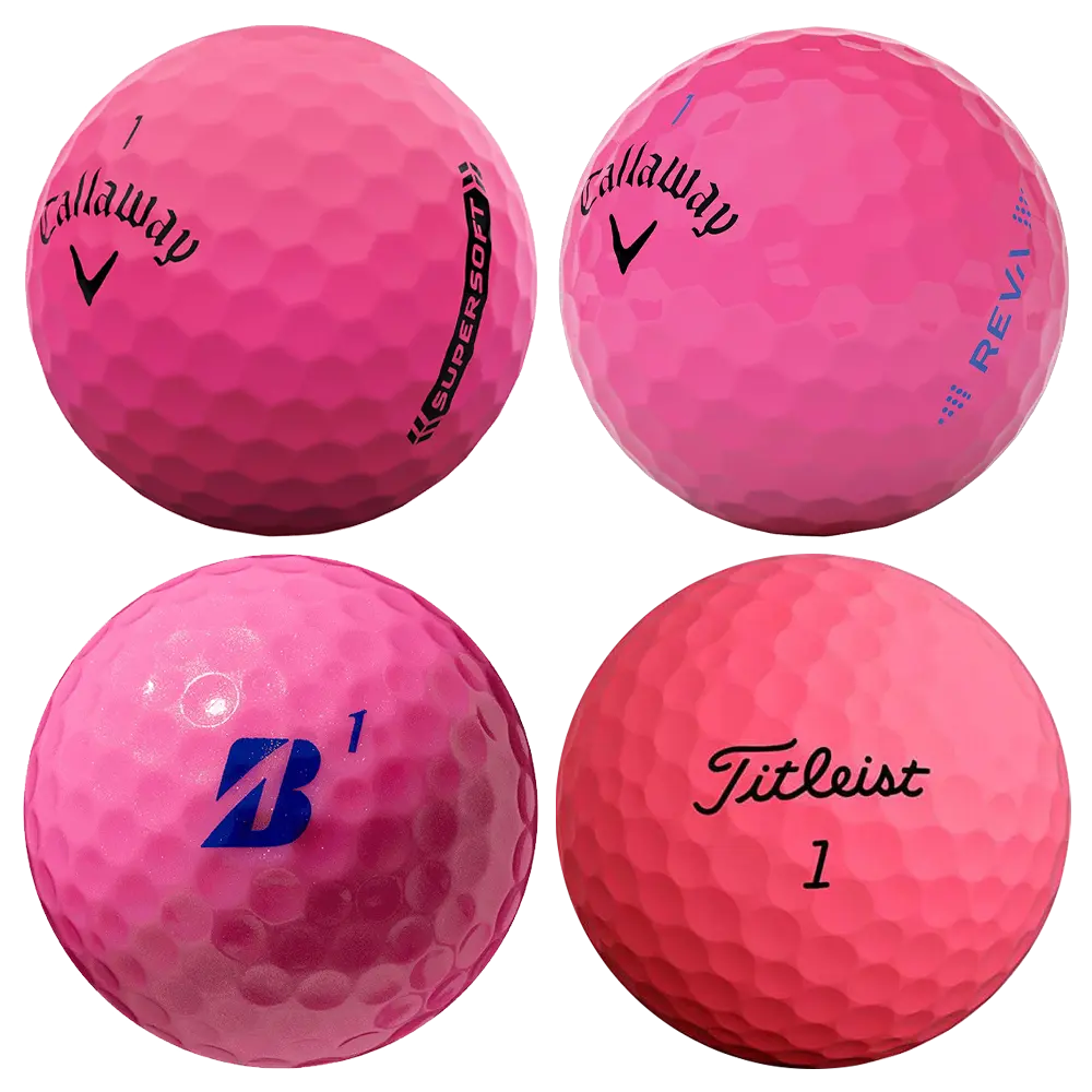 Pink Ladies Mix Golf Balls - Mint Golf Balls from BuyMyBallz – bmb.golf